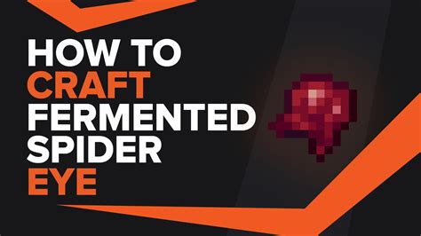 How To Make Fermented Spider Eye In Minecraft Tgg