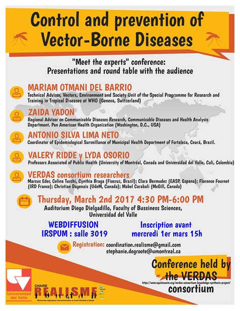 Webconference Control And Prevention Of Vector Borne Diseases