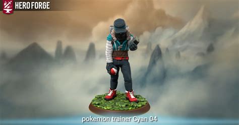 Pokemon Trainer Cyan 04 Made With Hero Forge