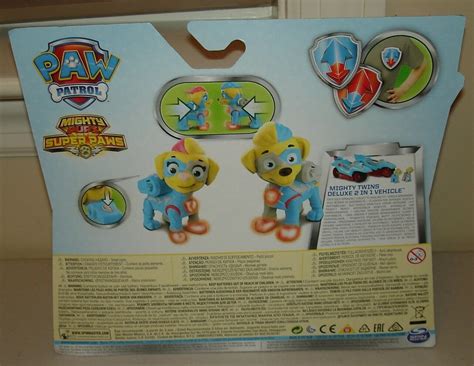 Paw Patrol Mighty Pups Super Paws Mighty Twins Tuck And Ella Brand New