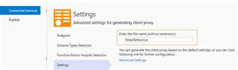 Generating Client Code From OData Metadata