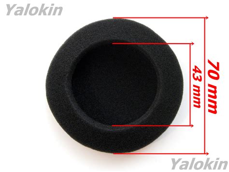 Mm Inch Foam Replacement Ear Cushions Pads Covers For Headphones Earphones