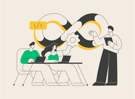 Devops Team Abstract Concept Vector Illustration 35794315 Vector Art At Vecteezy