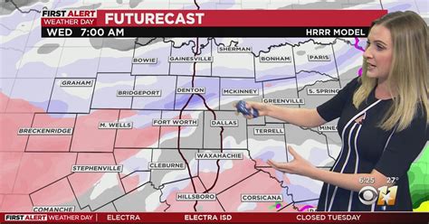 Patchy Sleet And Freezing Rain Continues Overnight Cbs Texas