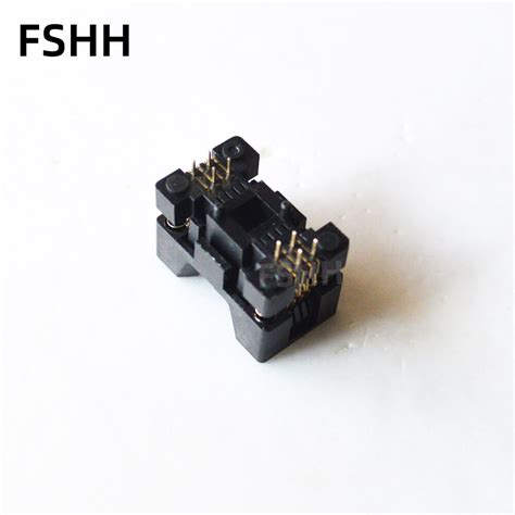 Push Pull Sop8 Test Socket 208mil Wide Body Sop8 Soic8 Socket Adapter 1 27mm Pitch Fshh Store