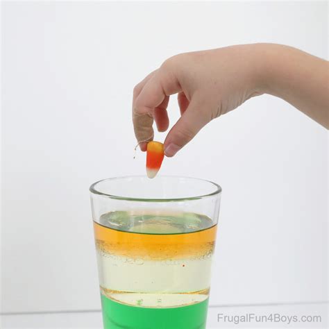 Fall Density Tower Science Experiment Frugal Fun For Boys And Girls