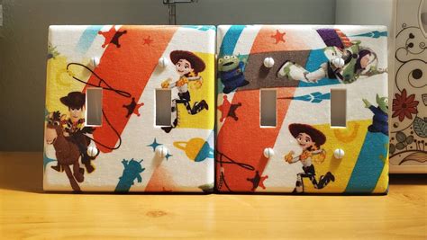 Handcrafted Disneys Toy Story Light Switch Covers Etsy