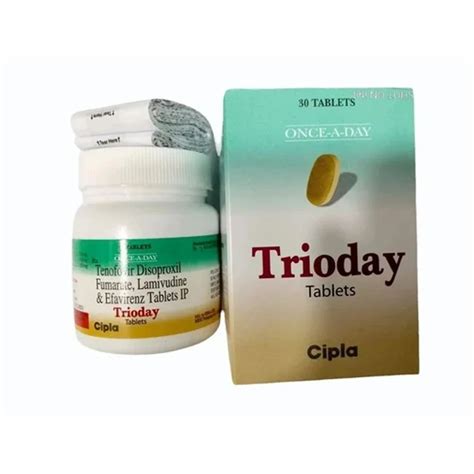 150mg Cipla Trioday Tablets At ₹ 2632bottle Tenofovir Tablet In