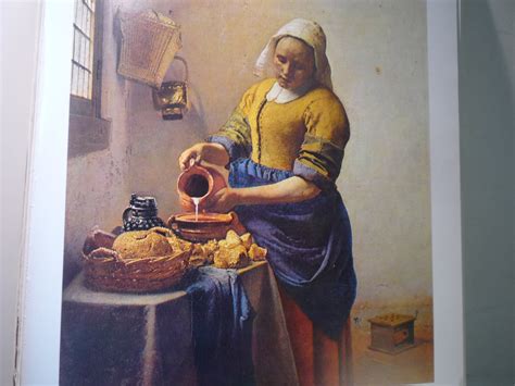 Vermeer The Milkmaid 1660 Painting Art Poster 14 By 105 Inches