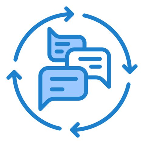 Feedback Loop Free Communications Icons