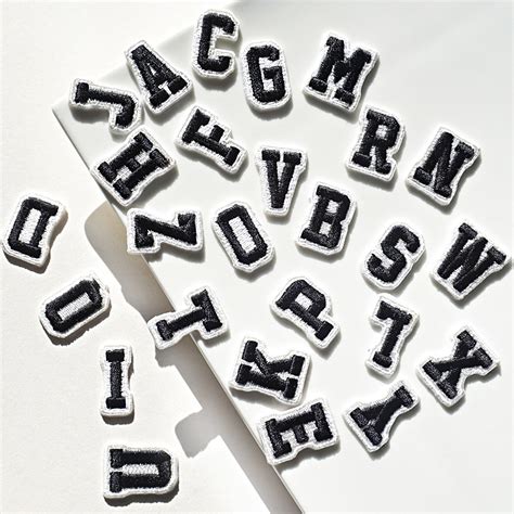 소소미 알파벳 이니셜 에코백꾸미기 자수 패치 와펜 위시버킷