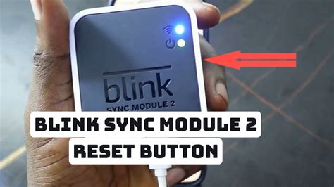 Where To Find The Reset Button On Blink Sync Module 2 Youtube