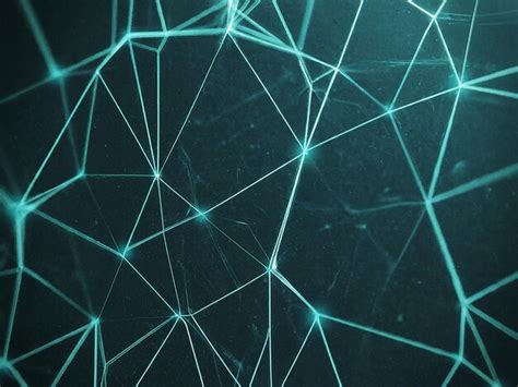 Premium Photo Polygon Technology Background2