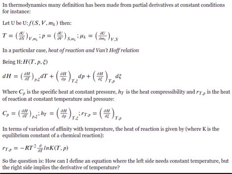 Vant Hoff Equation R Chemistry