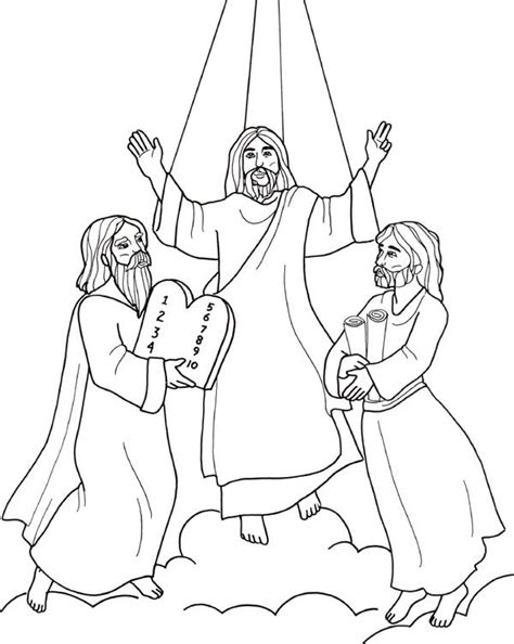 Transfiguration Bibel Malvorlagen Malbuch Vorlagen Dankbar