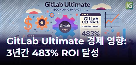 gitlab ultimate 총 경제적 영향 3년간 483 roi 달성 infograb devops 전문 기술 기업