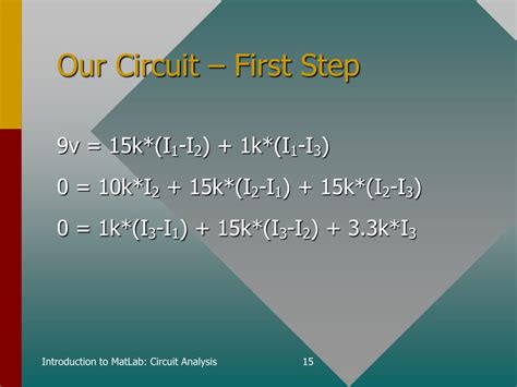 Ppt Introduction To Matlab Circuit Analysis Powerpoint Presentation Id 9632244