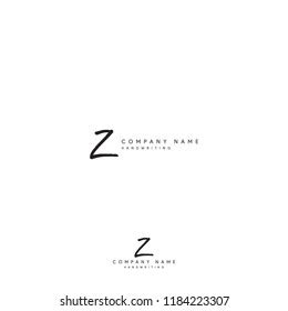 Letter Z Signature Logo Logo Design Stock Vector Royalty Free