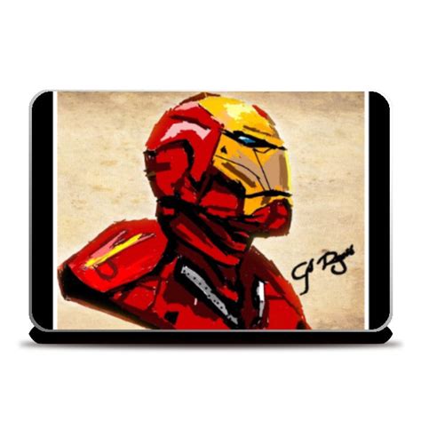 Robert Downey Jr Iron Man Laptop Skin By Gd Ryait Buy High Quality Posters And Framed