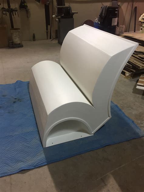 Fiberglass Book Benches — Chicago Fiberglass Works
