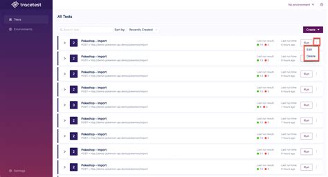 Test Results Tracetest Docs