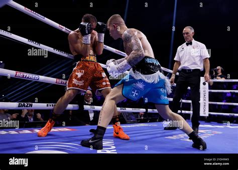 James Flint Left And Campbell Hatton Right During A Super