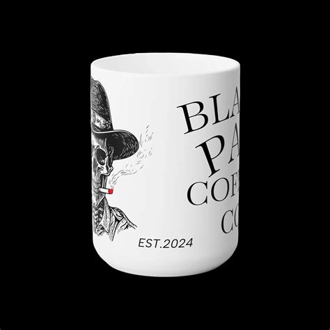 Black Bones Mug 15oz Black Pad Coffee Company