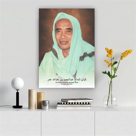Jual Photo Bingkai Ulama Kh Abdul Hamid Bin Abdullah Umar Poster Ulama 20x29 Poster