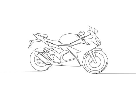 Motorbike Line Drawing Vector Art Icons And Graphics For Free Download