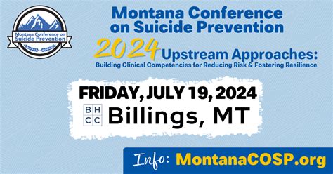 Montana Conference On Suicide Prevention
