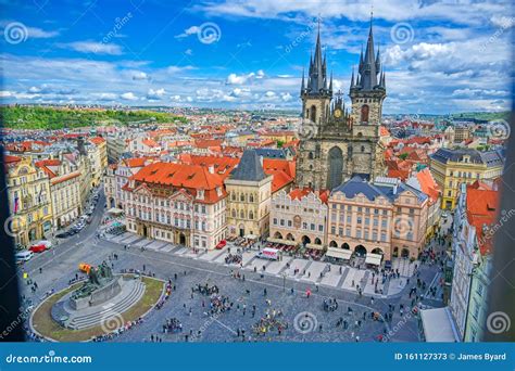Old Town Prague Czech Republic Map Historic Square