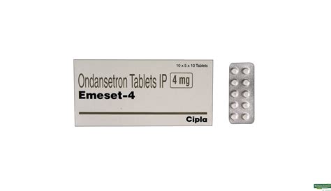 Buy Emeset 4mg 10 Tablets Online At Best Prices Wellness Forever
