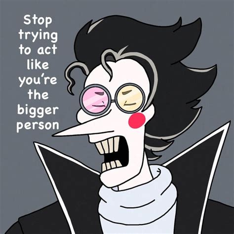 “bigger Person” Small Spamton Comic R Deltarune