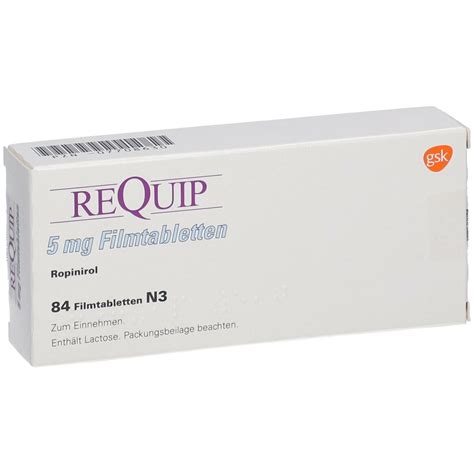 Requip® 5 0 Mg 84 St Mit Dem E Rezept Kaufen Shop Apotheke
