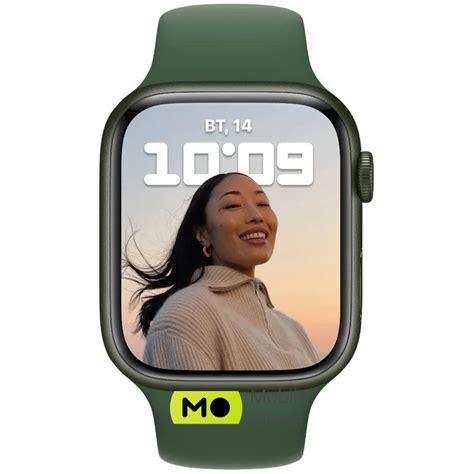 Apple Watch Series 7 41mm GPS Green Aluminum Case With Green Sport Band ...