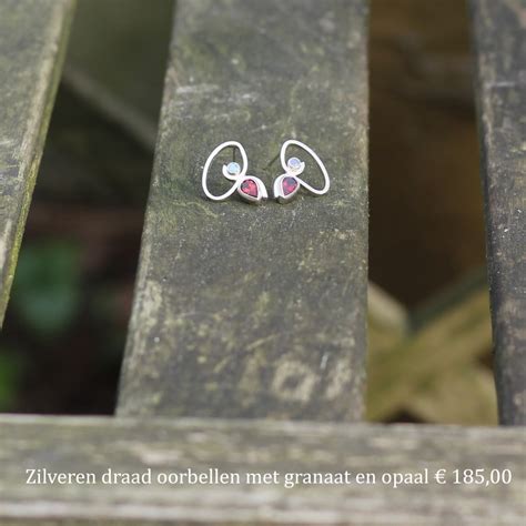 Zilveren En Gouden Draad Oorbellen Luth Juwelen