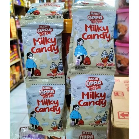 Jual Permen Rencengan Mari Oppa Candy Susu Mari Oppa Rentengan Shopee Indonesia