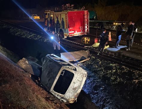 Vehículo Se Incendia Tras Accidente Y Ocupante Muere Calcinado En