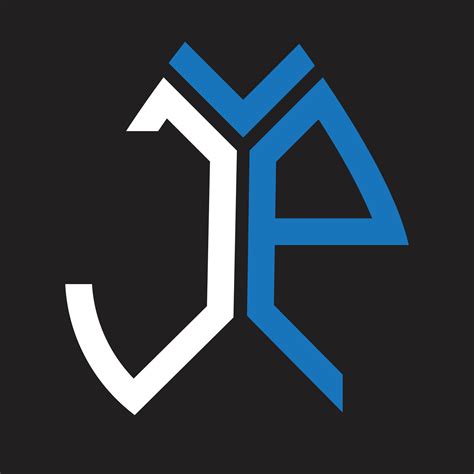 Jp Letter Logo Design Jp Creative Initial Jp Letter Logo Design Jp Creative Initials Letter