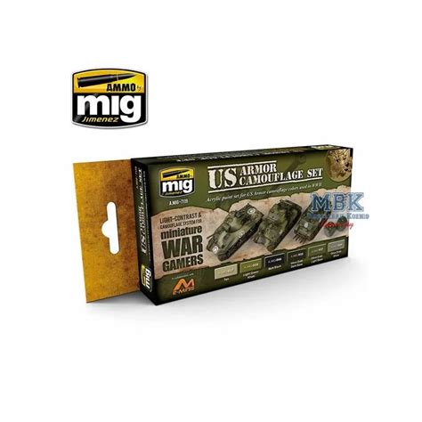 Paint Wargame Us Armor Set