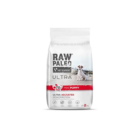 Raw Paleo Ultra Mini Sausā Barība Kucēniem Liellops 2kg