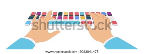 Girl Hand Typing On A Keyboard Images Stock Photos Vectors Shutterstock