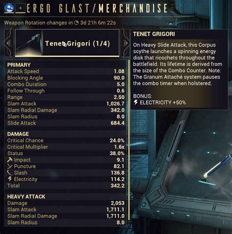 Weekly Rotation Tenet Exec 55 Toxin Tenet Grigori 50 Electric R