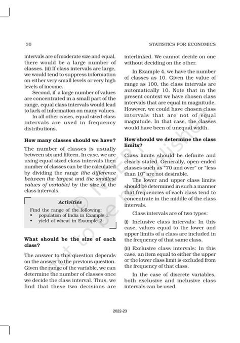 Ncert Book For Class 11 Economics Statistic Economics Chapter 3