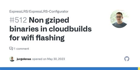Non Gziped Binaries In Cloudbuilds For Wifi Flashing · Issue 512 · Expresslrs Expresslrs