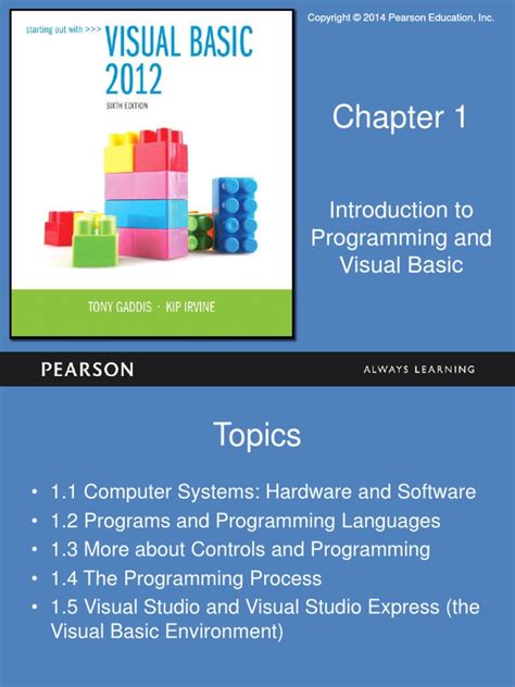 Chapter 1 Introduction To Programming And Visual Basic Pdf Widget Gui Computer Data