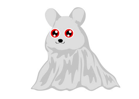 Сute Ghost Mouse Svg Halloween Svg Graphic By Arief Sapta Adjie