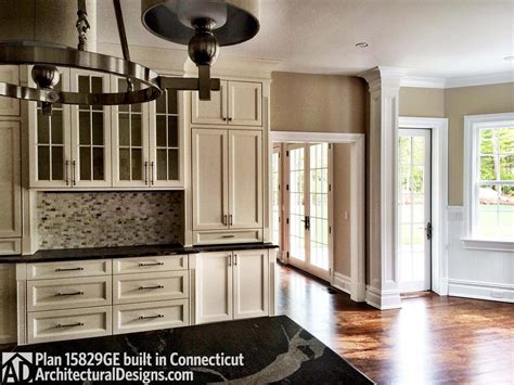 Luxury House Plan 15829ge Comes To Life In Connecticut