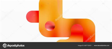 Serene Symmetry Minimalist Lines Circles Merge Tranquil Dance Gradients Shaping Stock Vector By