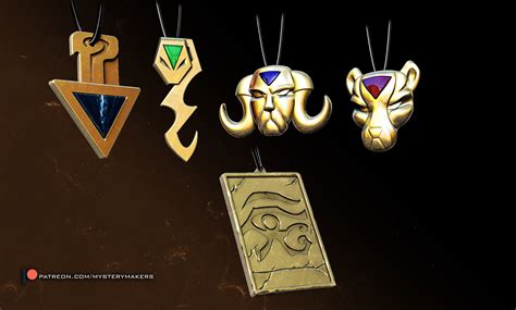 Mummies Alive Amulets Stl Files Digital Download Only Etsy